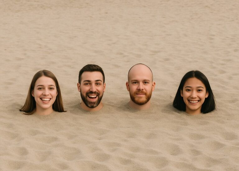 UAE Residents Bury Themselves Neck-Deep in Sand — Here’s Why - Day To ...